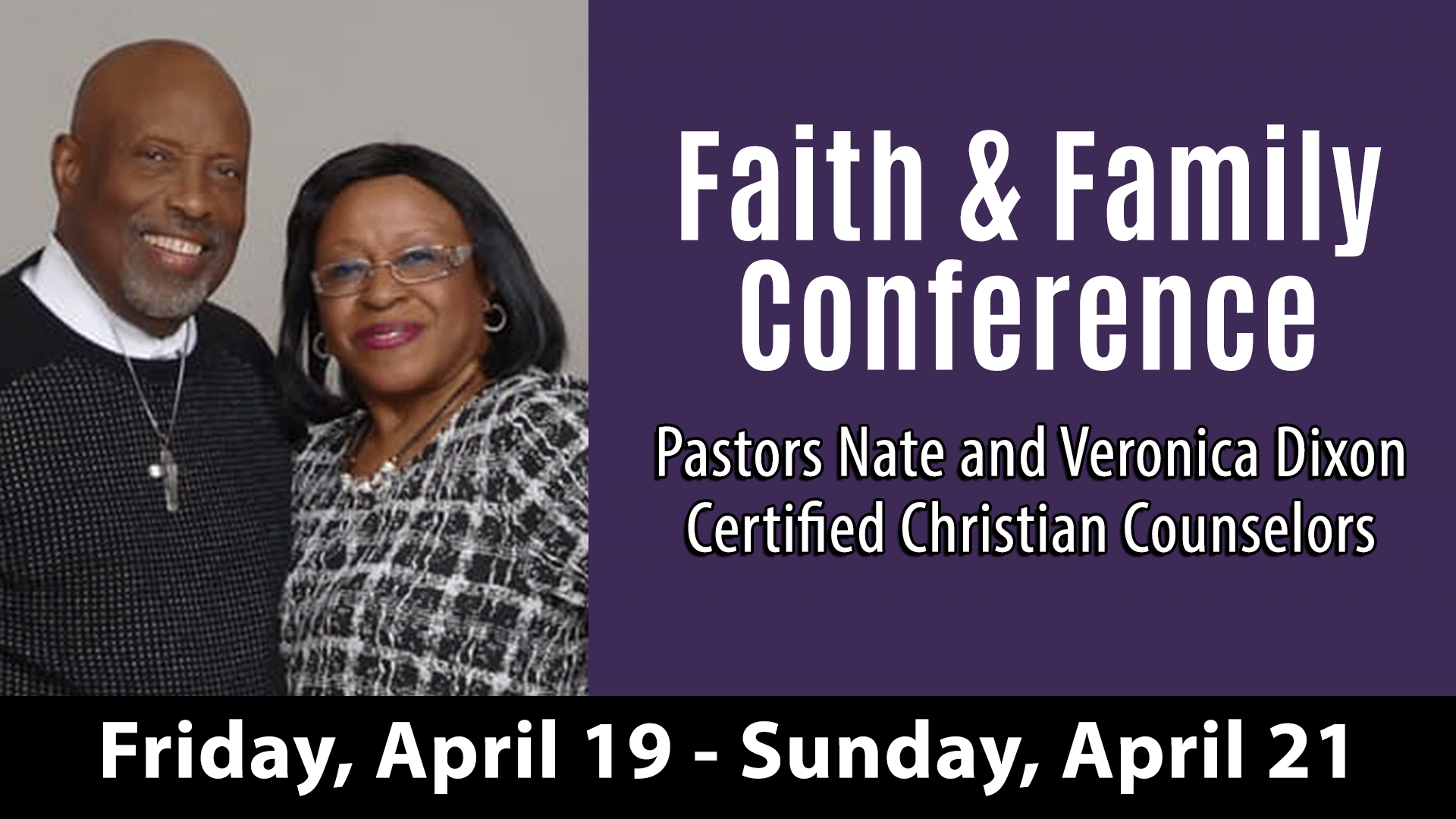 Faith and Family Conference - Grand View Church