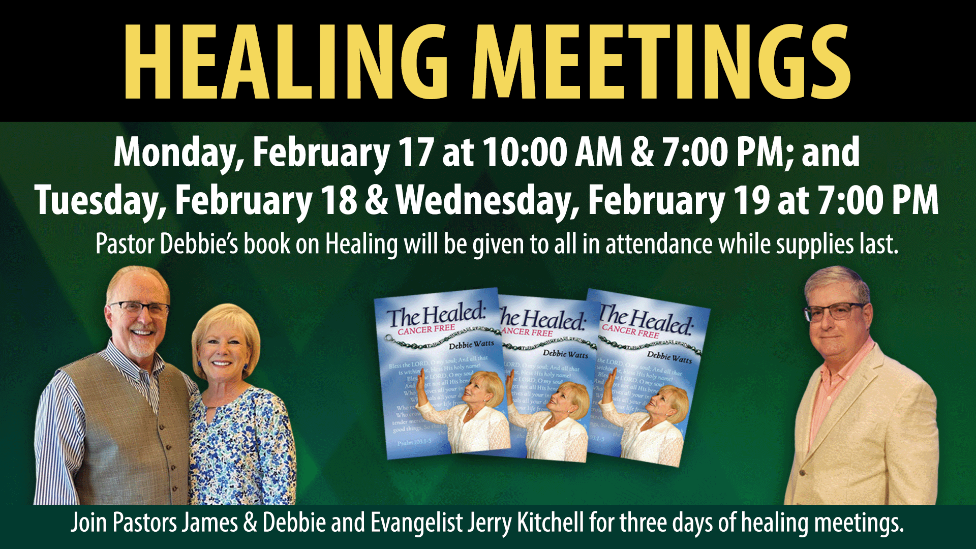 Healing Meetings – Grand View Church